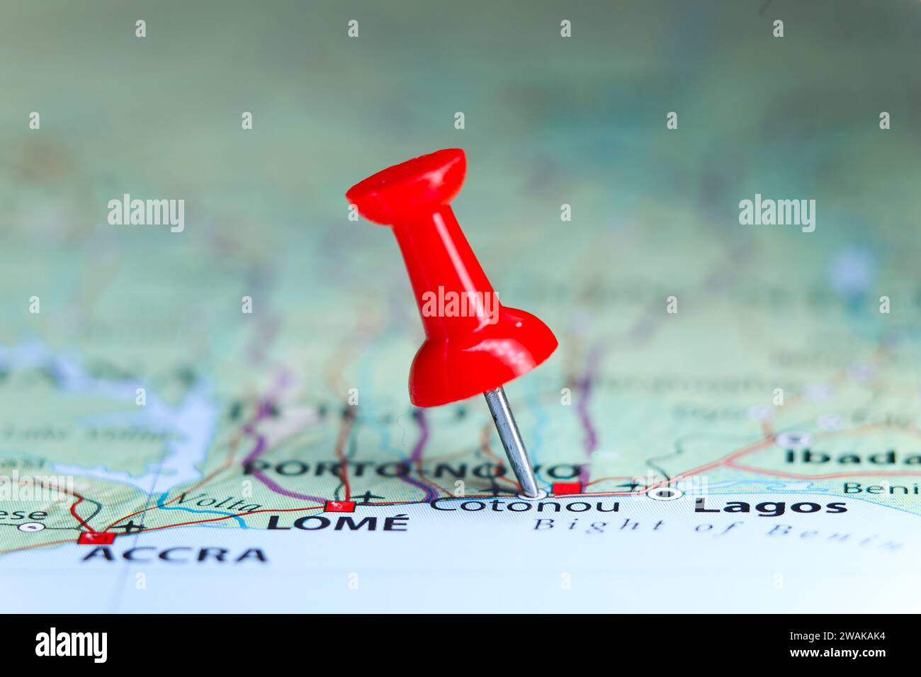 Map of benin Banque de photographies et d’images à haute résolution - Alamy