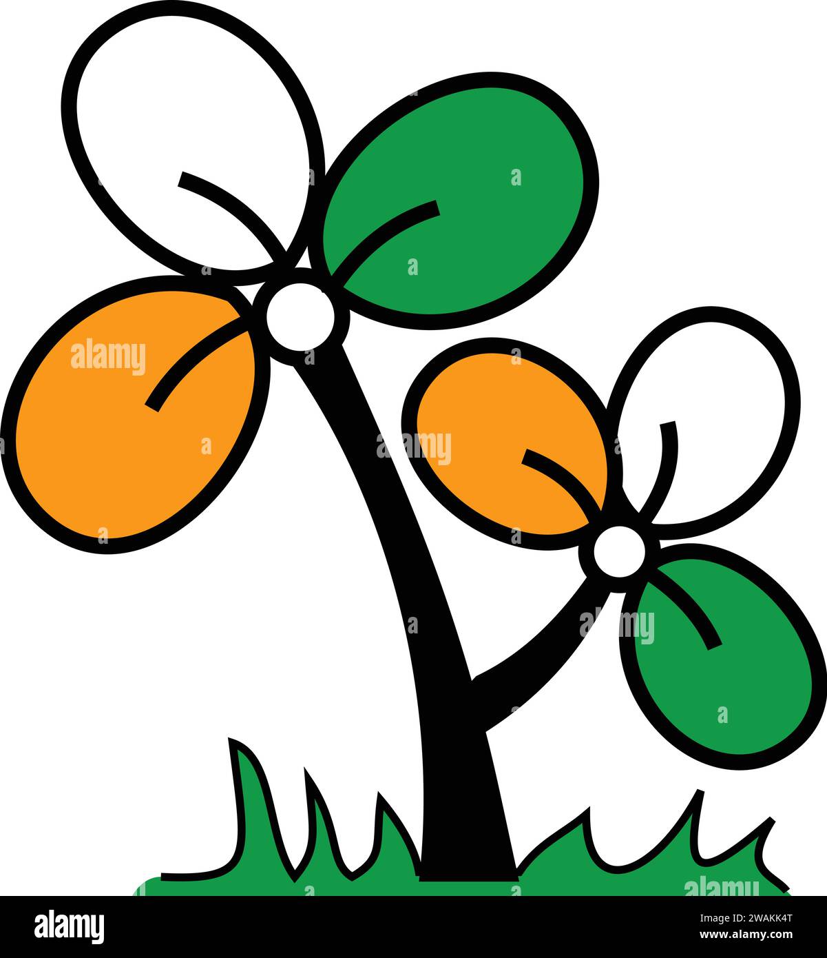 Indian national congress Banque d'images vectorielles - Alamy