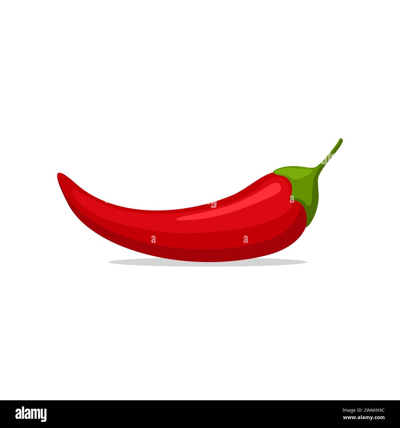 Piment vert cartoon Banque d'images vectorielles - Alamy