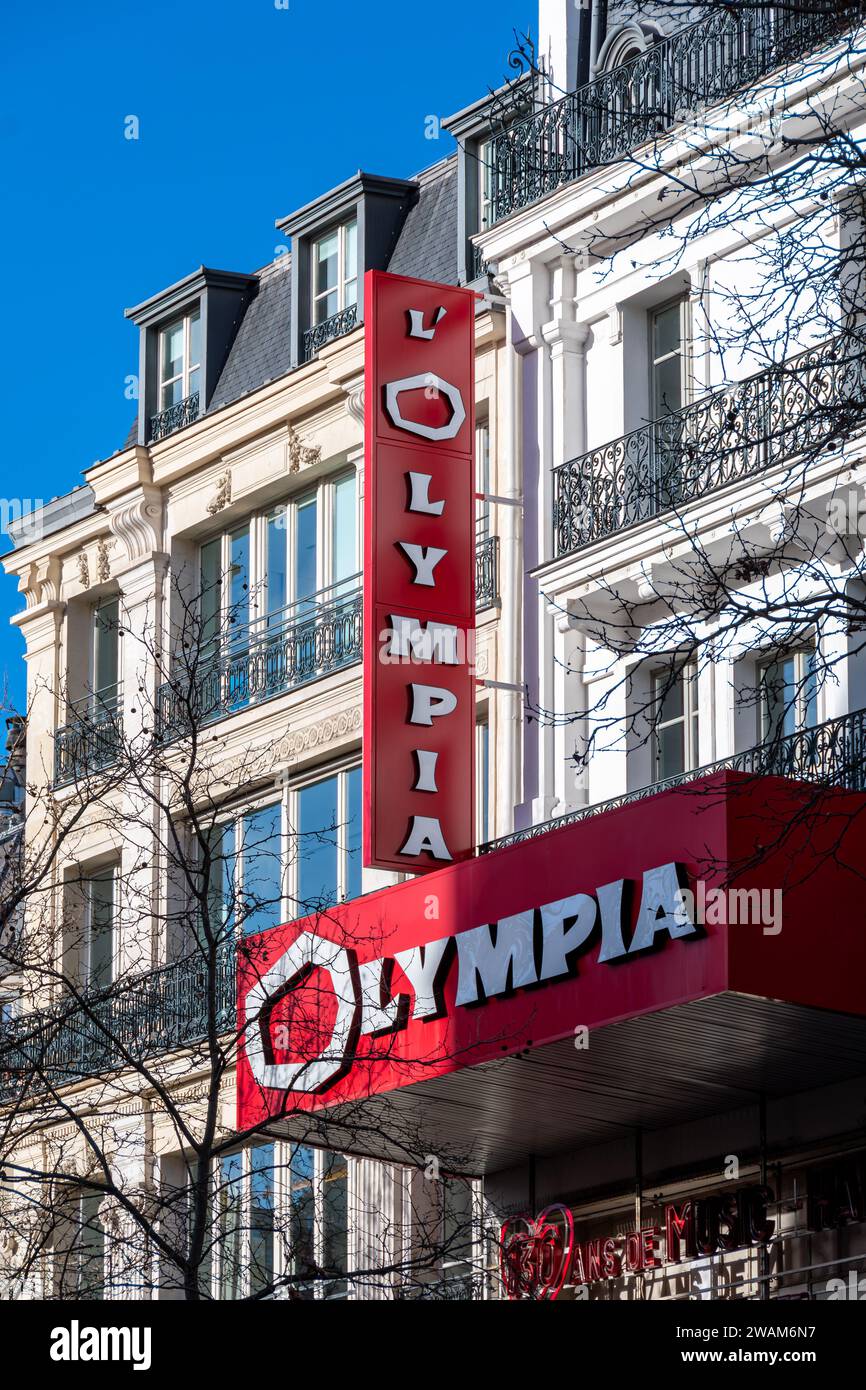 Paris olympia hall Banque de photographies et d’images à haute ...