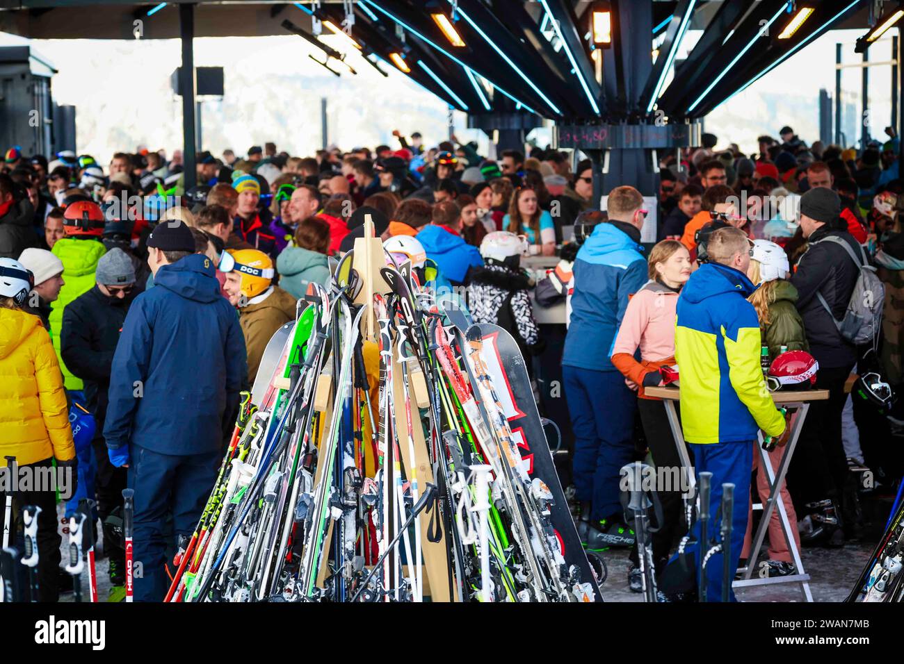 05.01.2024, Schladming, AUT, Unterwegs à Steiermark, Almrausch, après ...