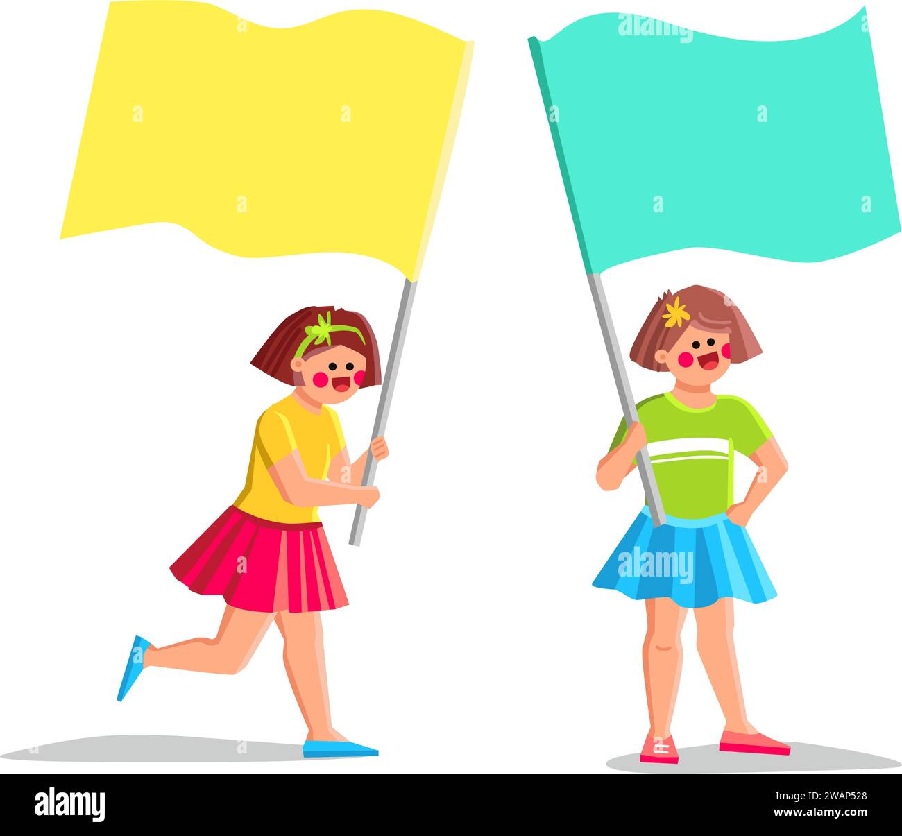 Drapeau canadien enfant Banque d'images vectorielles - Alamy