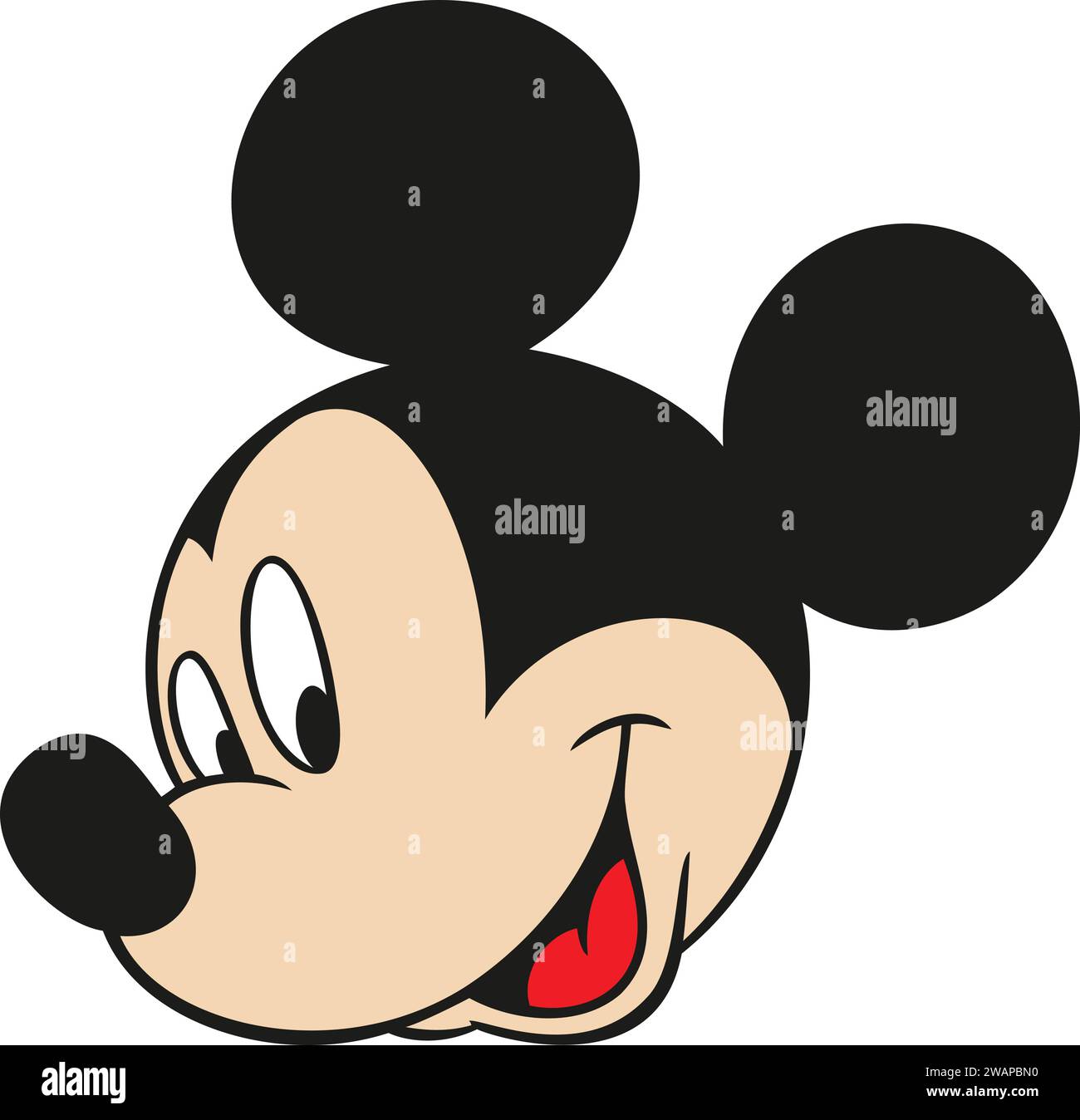 Walt disney avec mickey mouse Banque d'images vectorielles - Alamy