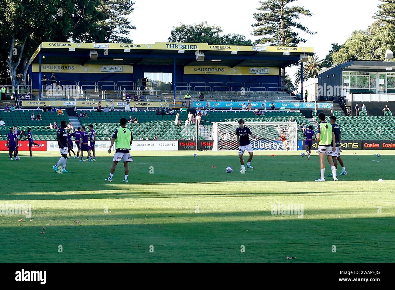 6 janvier 2024 ; HBF Park, Perth, Australie occidentale, Australie; a ...