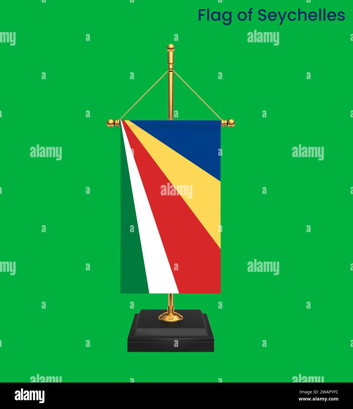 Drapeau des seychelles Banque de photographies et d’images à haute ...