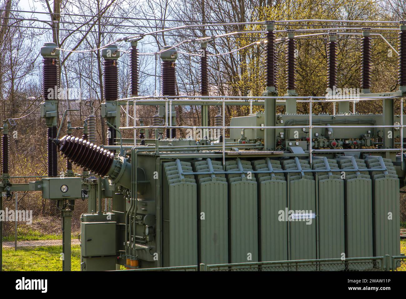 Kraftwerk, Stromerzeugung, Bayern Transformator, Stromwerk in ...