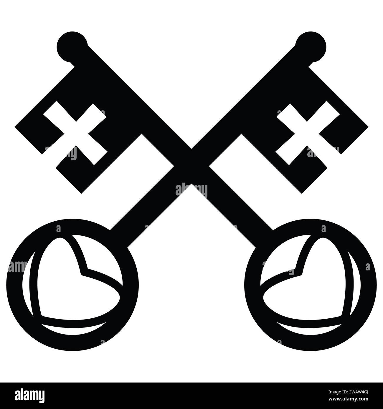 les clés de st. peter icon. Les clés du Royaume des Cieux signent ...