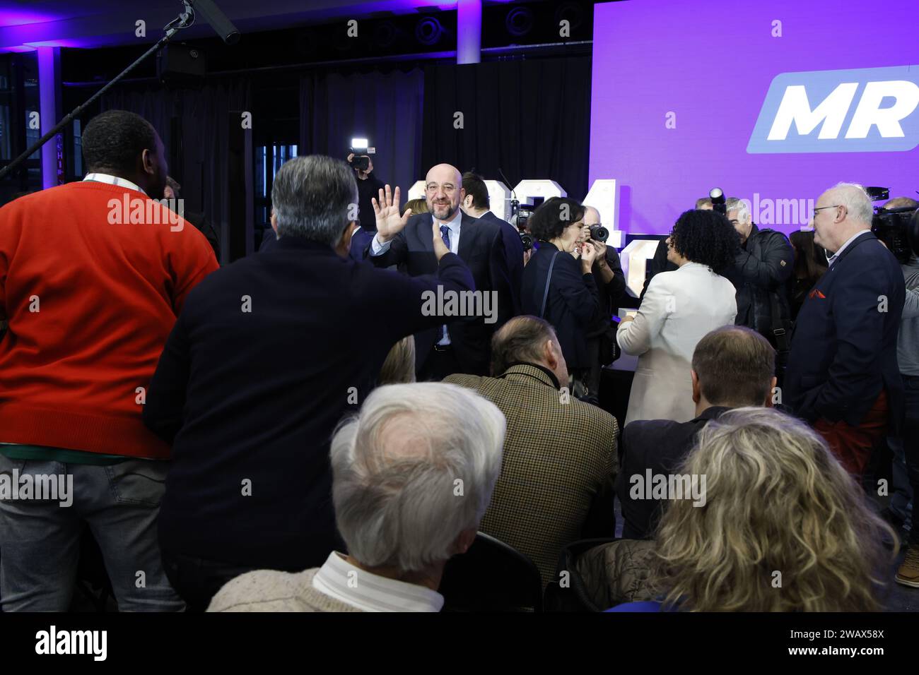 Le président du conseil européen Charles Michel photographié lors du ...