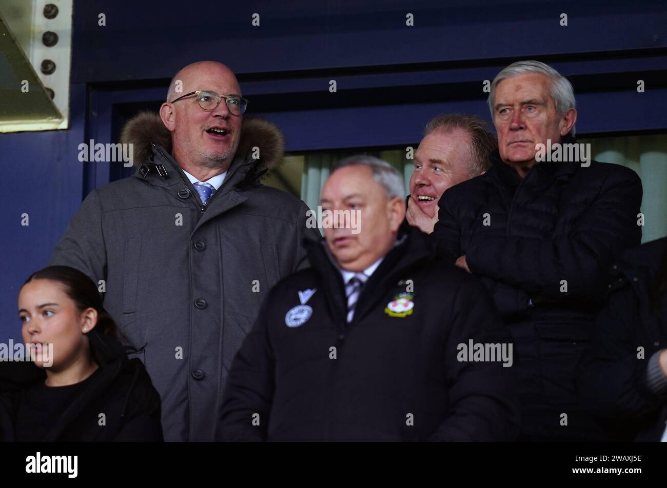Shaun Harvey, directeur de Wrexham, lors du match du troisième tour de ...