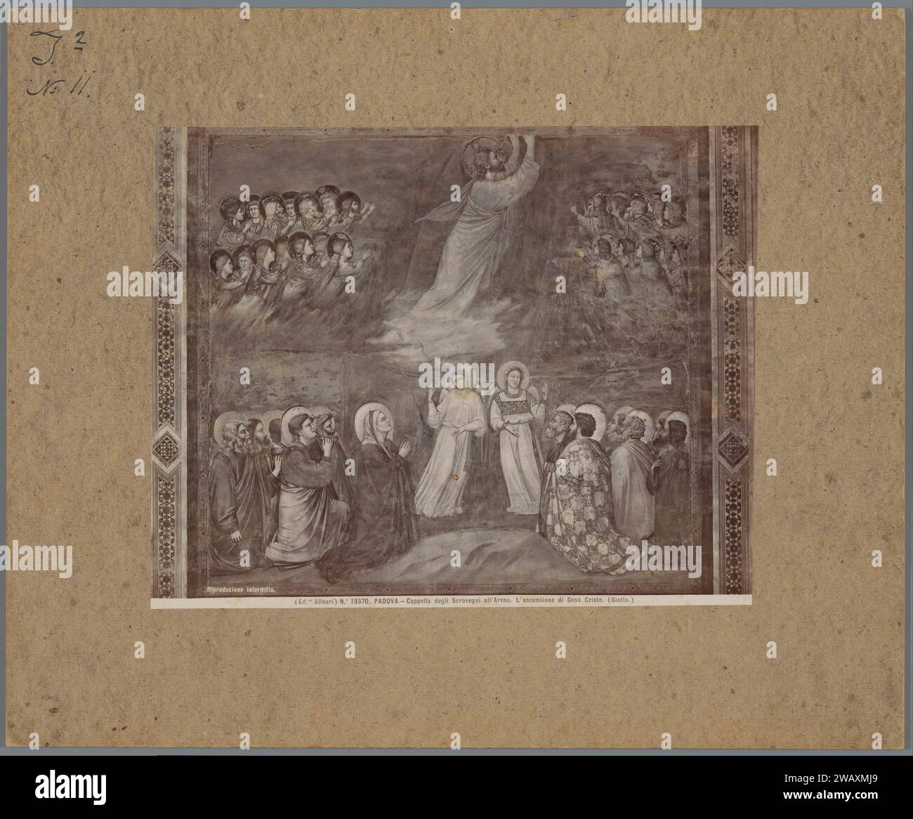 Production photographique d'un tableau de Giotto, représentant l ...