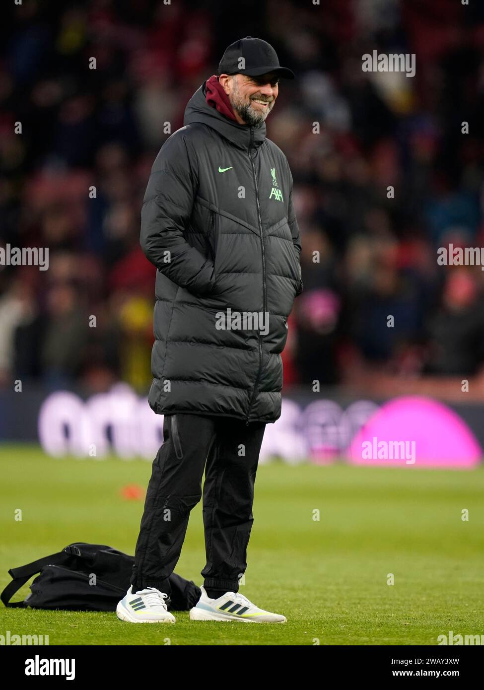 L'entraîneur de Liverpool Jurgen Klopp avant le match du troisième tour ...