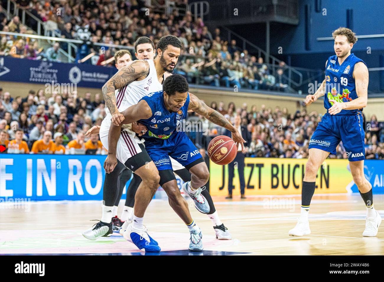 Rostock, Deutschland 07. Janvier 2024 : 1.BBL - 2023/2024 - Rostock ...