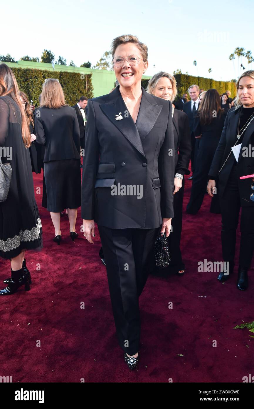 Annette Bening et Jodie Foster lors du 81e Golden Globe Awards qui s ...