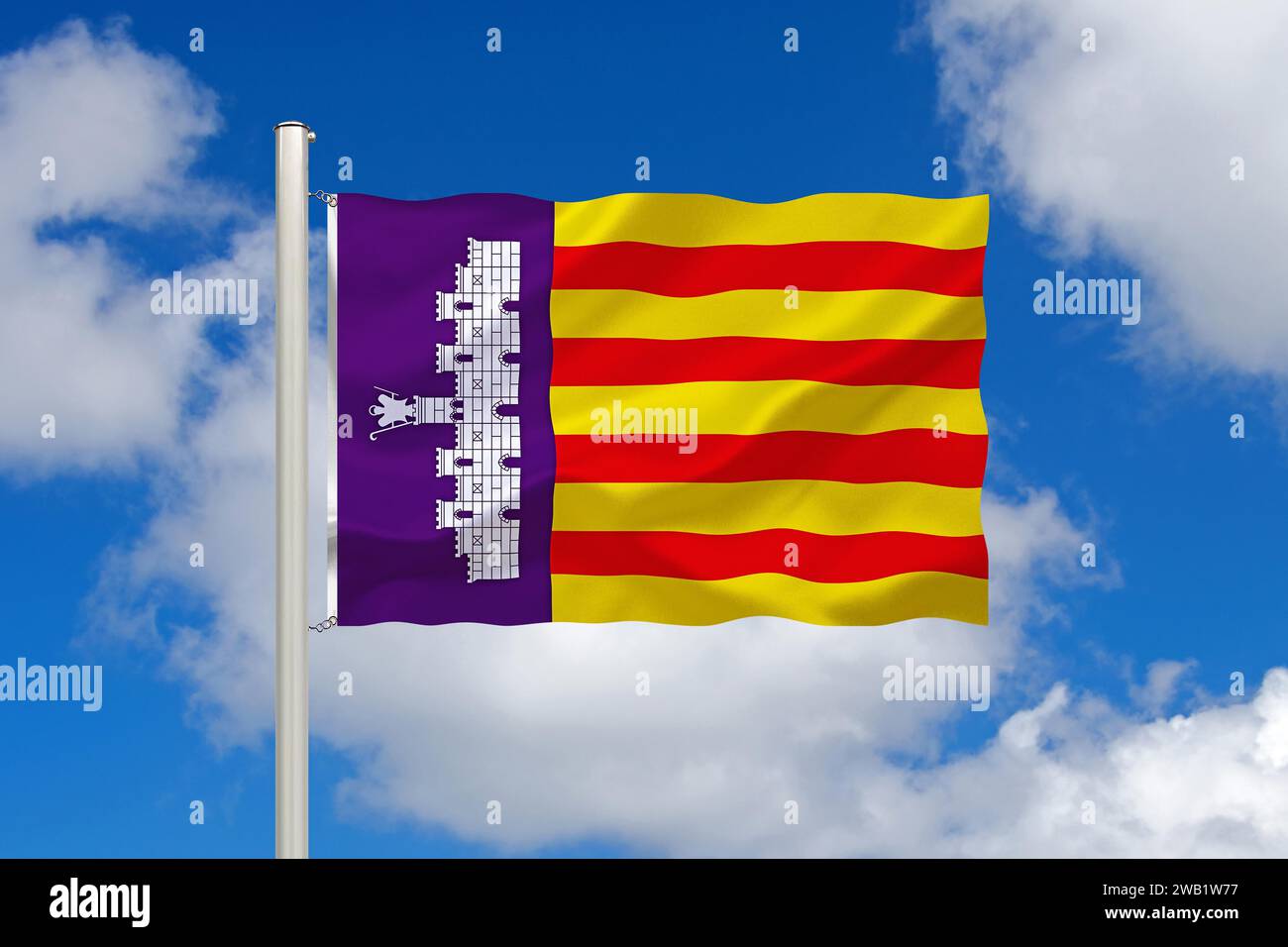 Drapeau de majorque Banque de photographies et d’images à haute résolution - Alamy