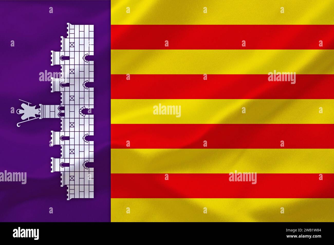 Drapeau de majorque Banque de photographies et d’images à haute résolution - Alamy