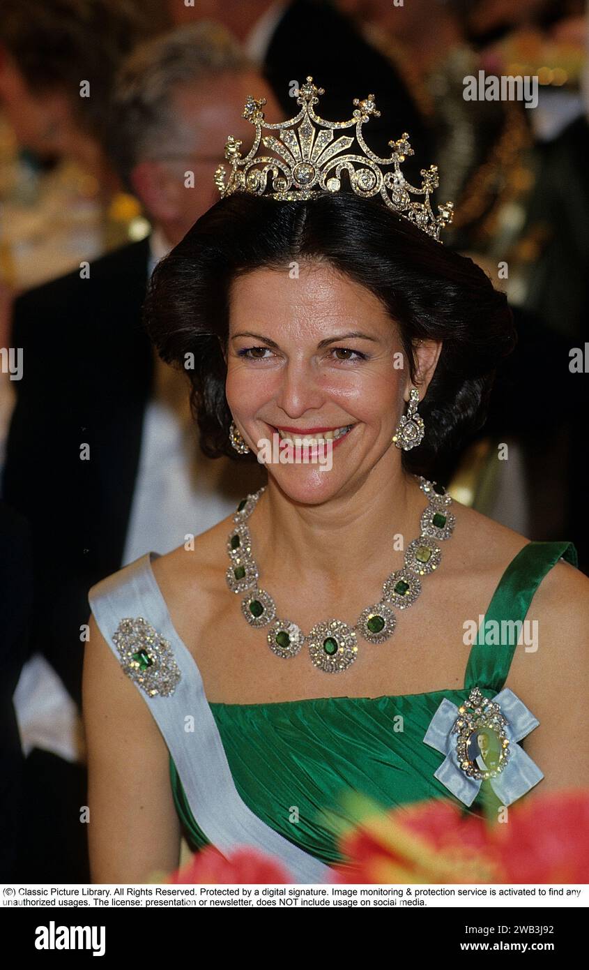 Reine Silvia de Suède. Épouse de l'actuel roi de Suède, Carl XVI Gustaf ...