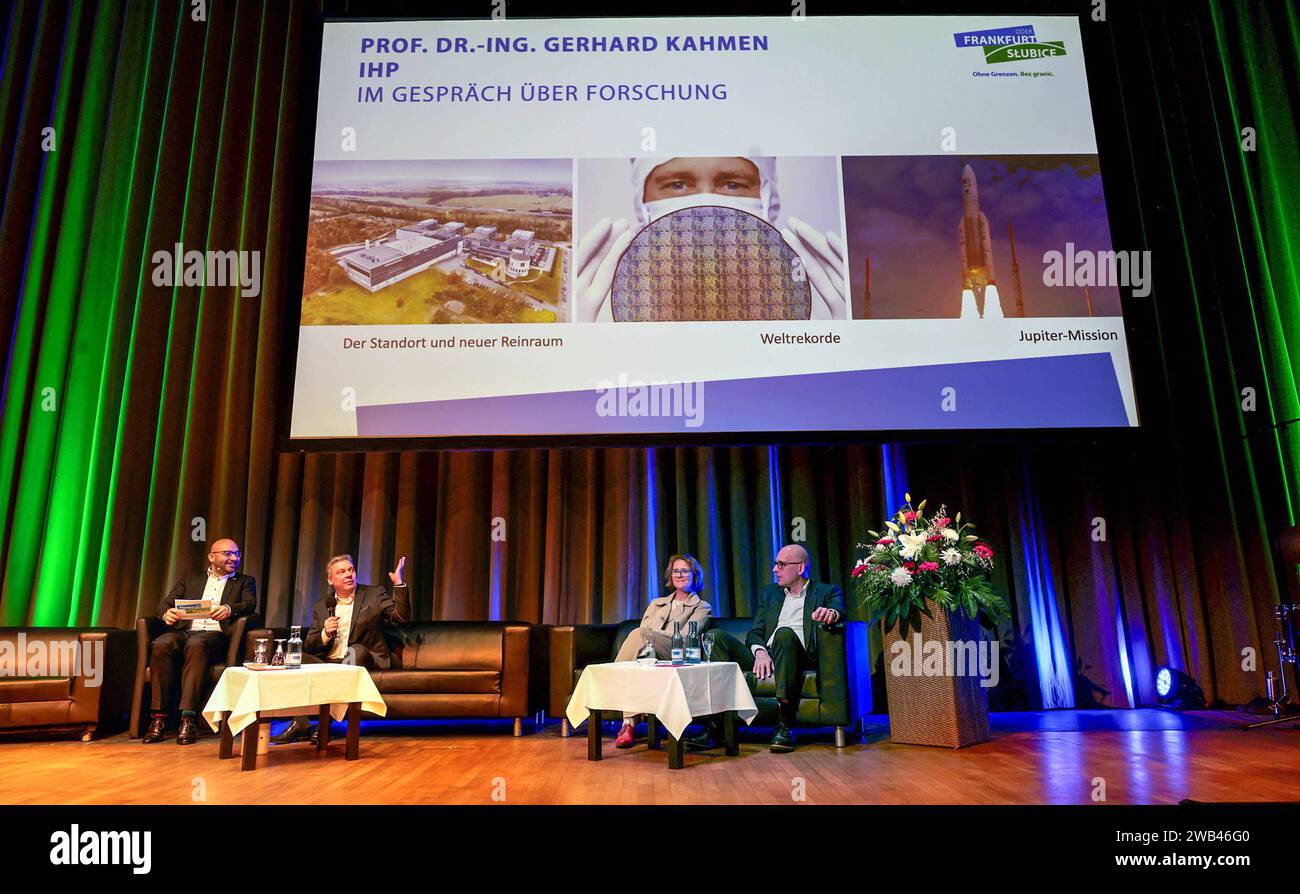 Francfort Oder , Kleistforum, 07.01. 2024 - Neujahrsempfang des OB RenÃ ...