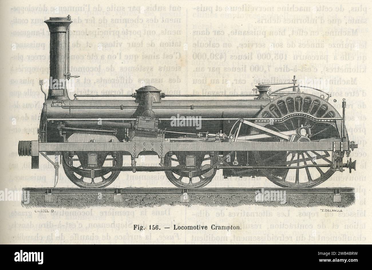 Locomotive à vapeur 19e Banque de photographies et d’images à haute ...