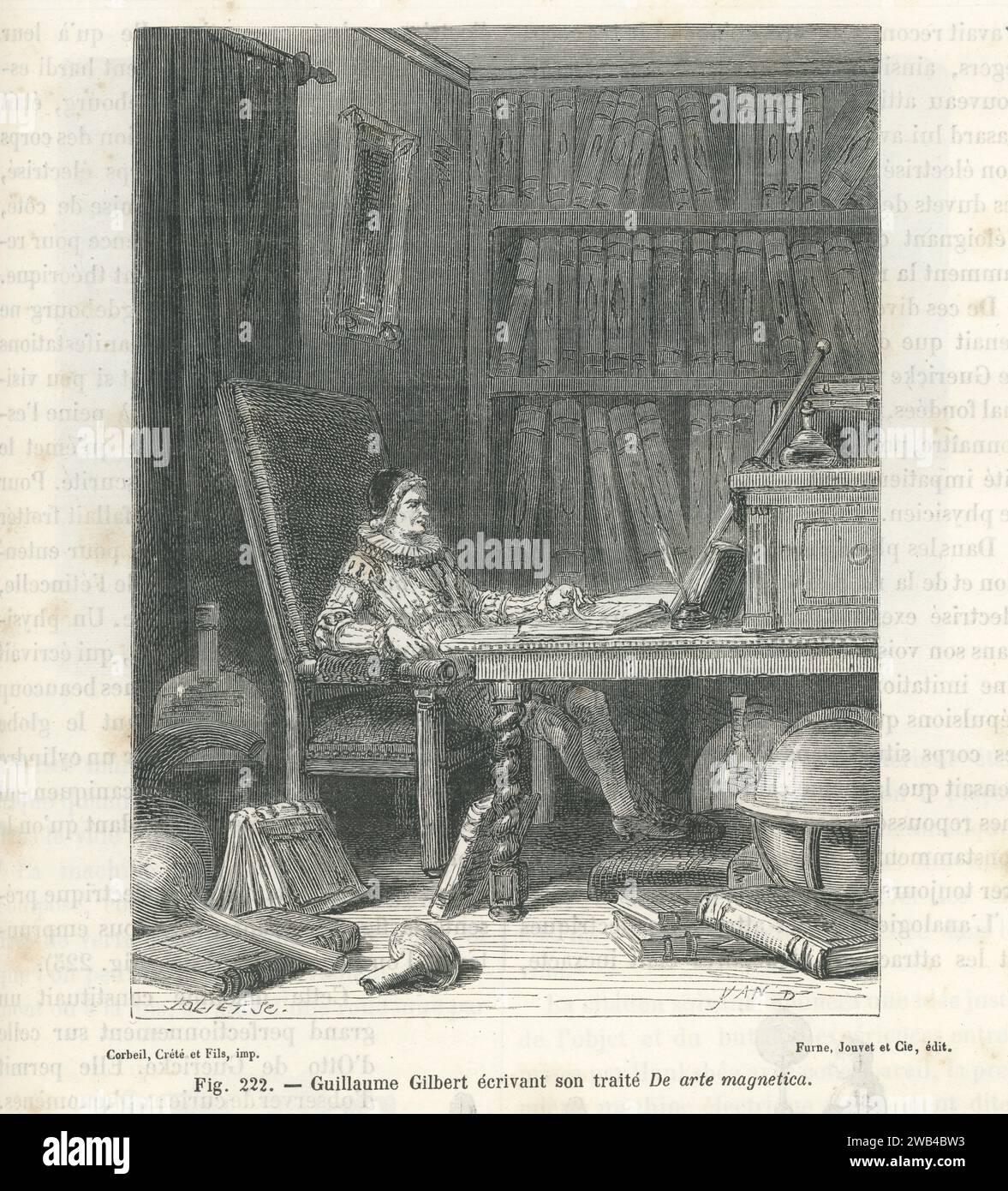 Le médecin londonien William Gilbert écrit son traité 'de arte ...