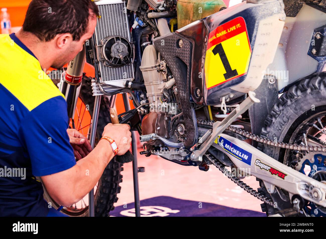 Husqvarna Factory Racing, Husqvarna, moto, action lors de l'étape 3 du ...