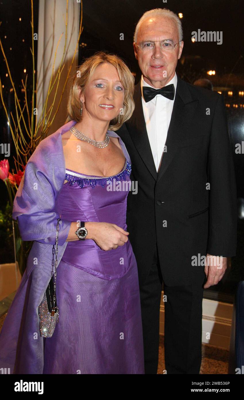 Franz beckenbauer and heidi beckenbauer Banque de photographies et d ...