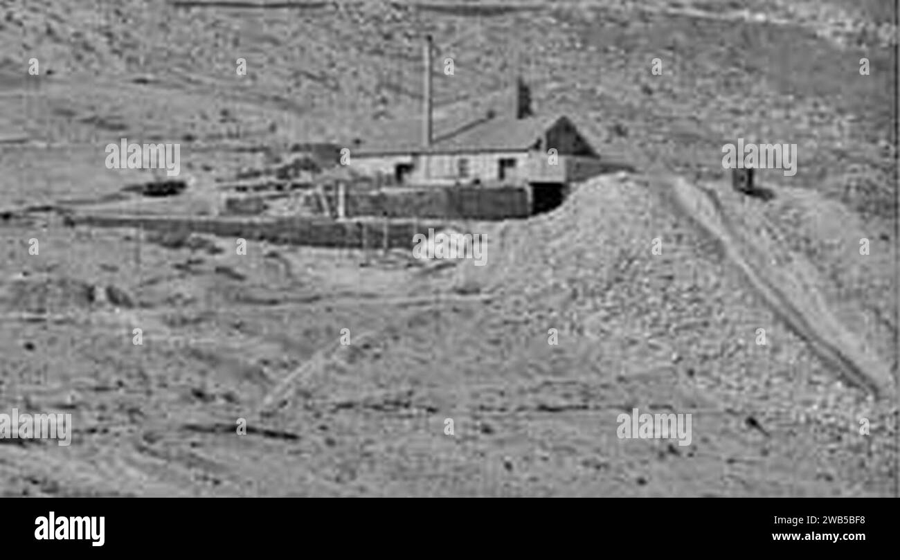 Mine tram Banque d'images noir et blanc - Alamy