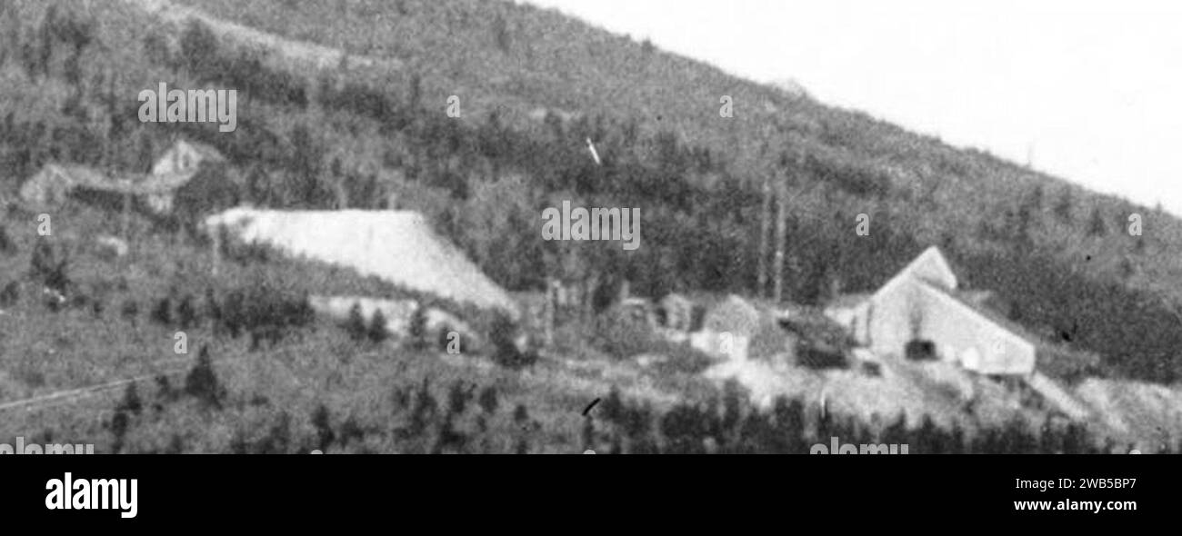 Mine tram Banque d'images noir et blanc - Alamy