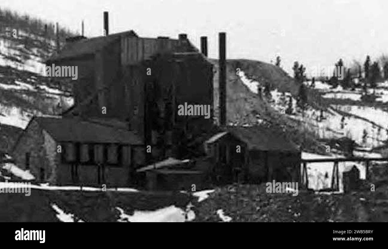 Mine tram Banque d'images noir et blanc - Alamy