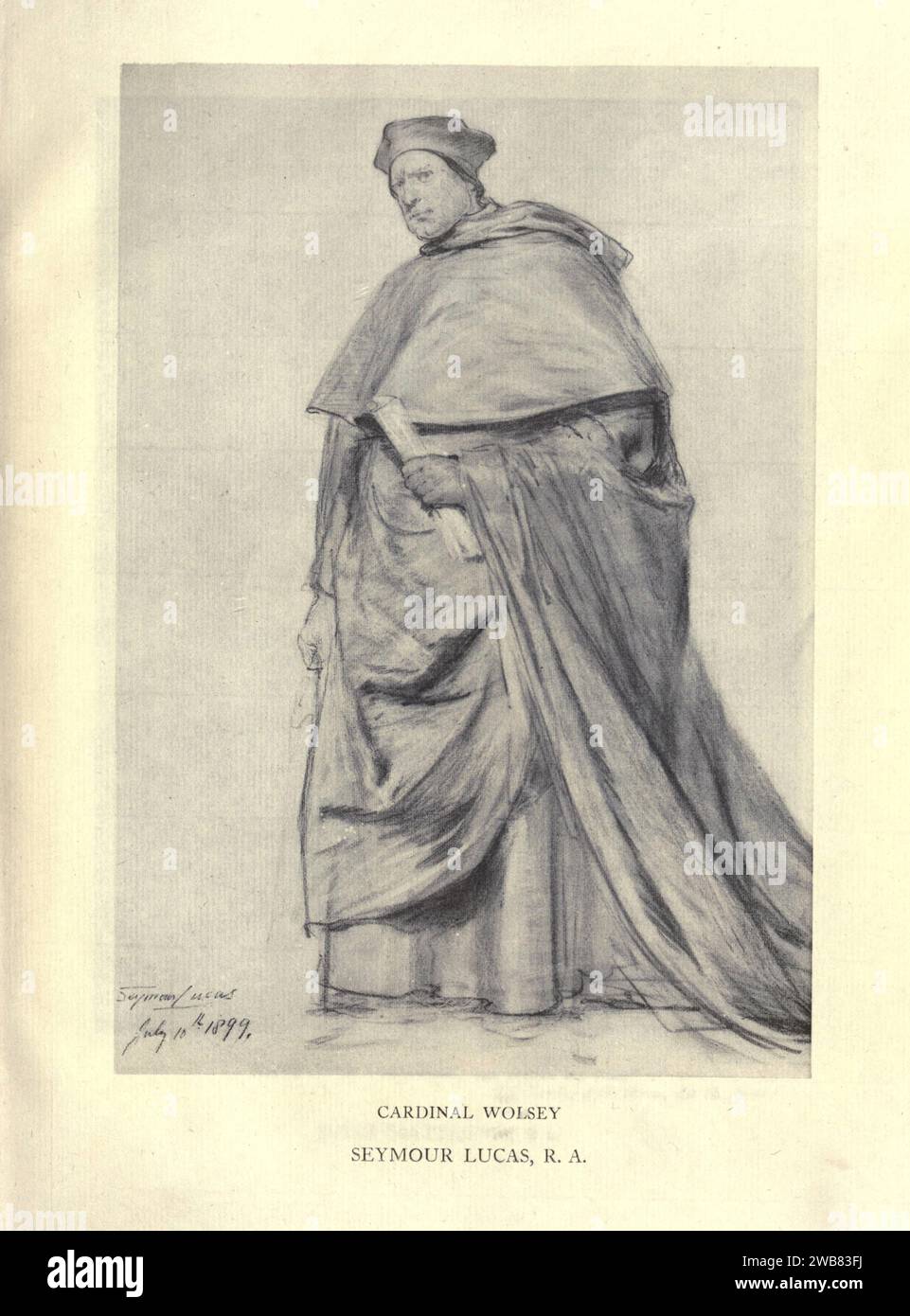 Cardinal Wolsey. Par SEYMOUR Lucas, d'Un hommage au génie de William ...
