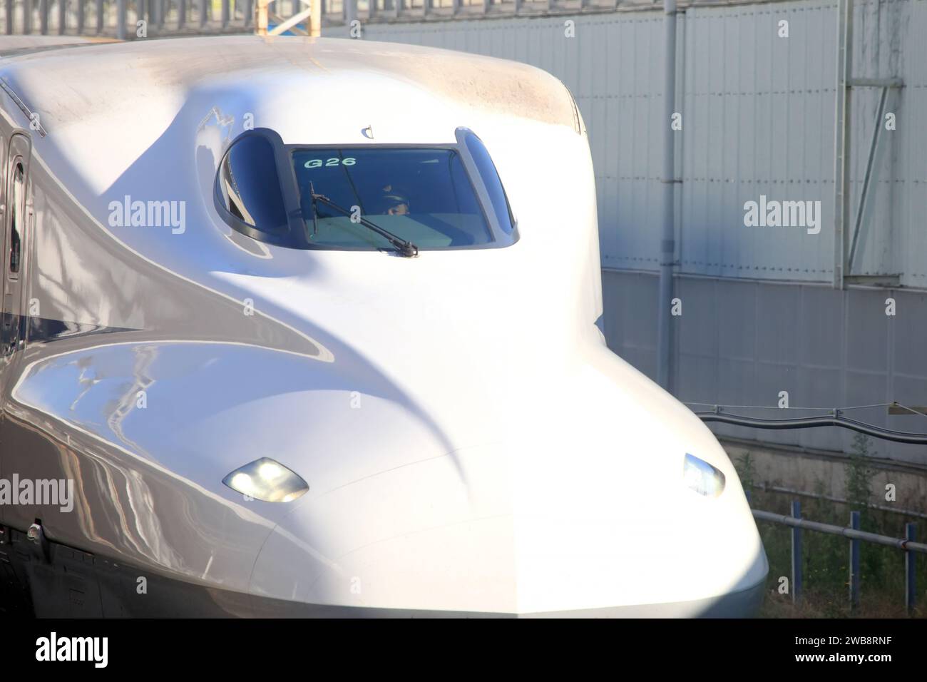Train driver shinkansen bullet train Banque de photographies et d’images à haute résolution - Alamy