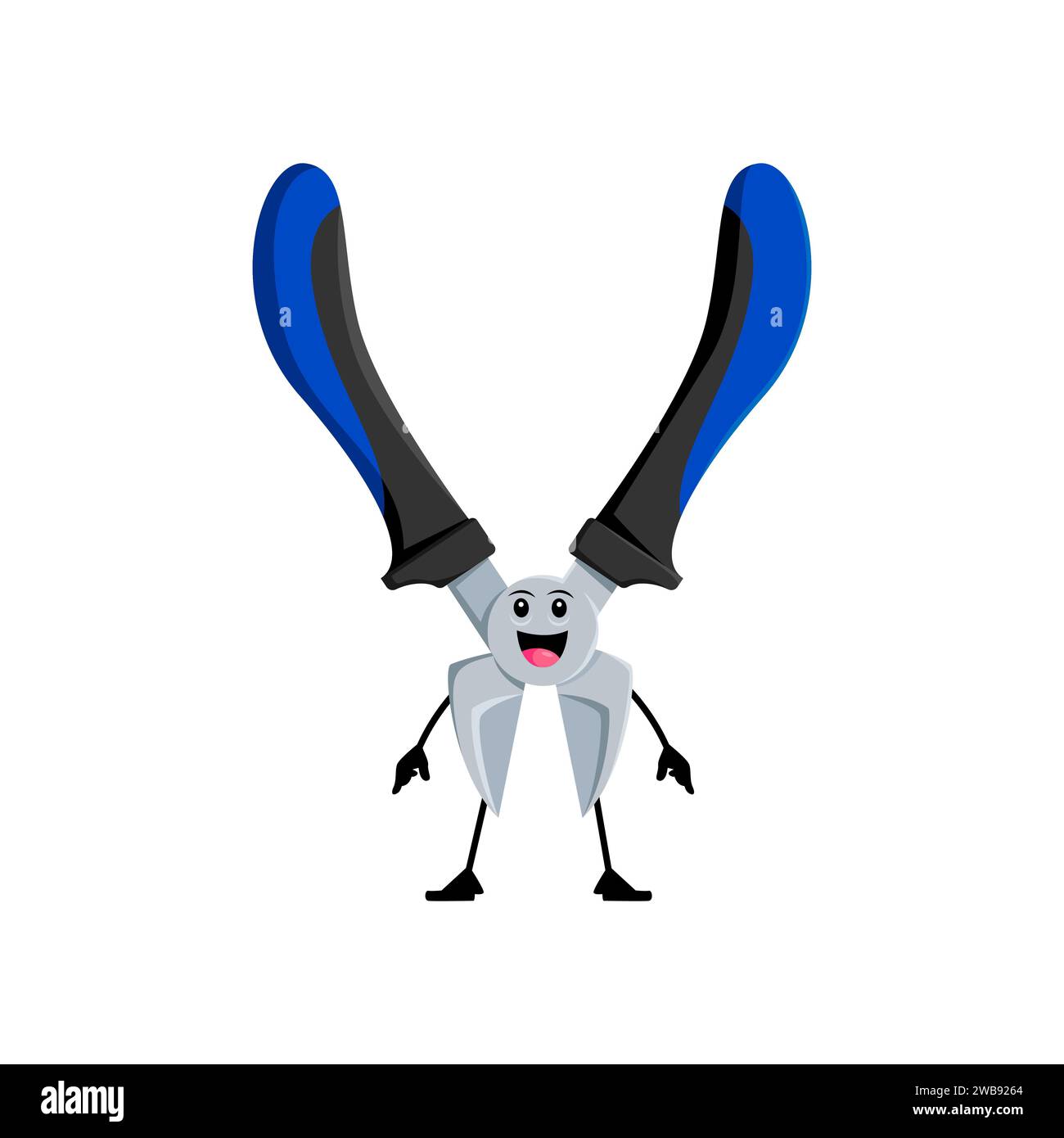 Cartoon Funny nippers diy, personnage d'outil de construction et de ...