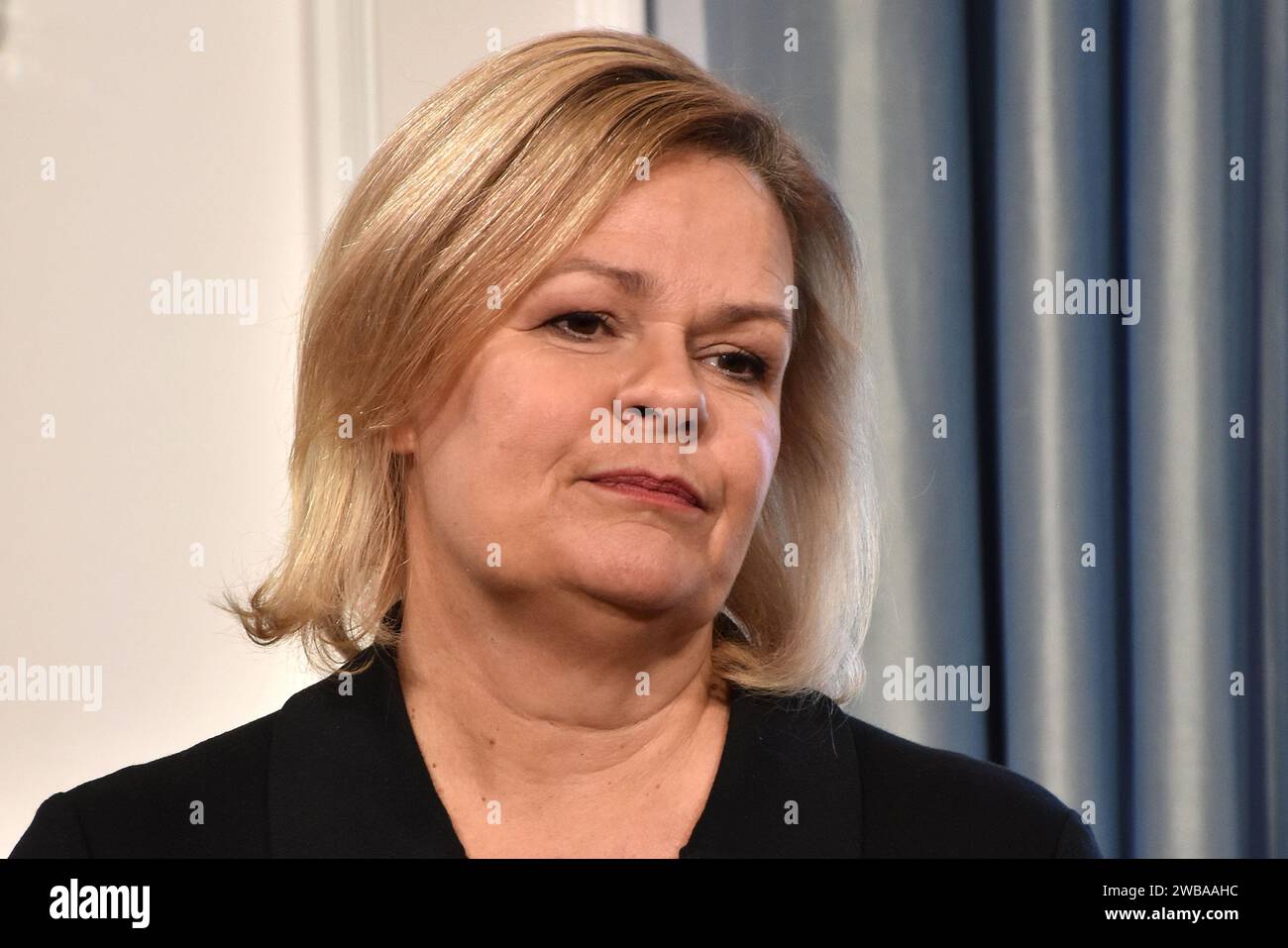 Nancy Faeser, die Bundesministerin des Innern beim Neujahrsempfang fuer ...