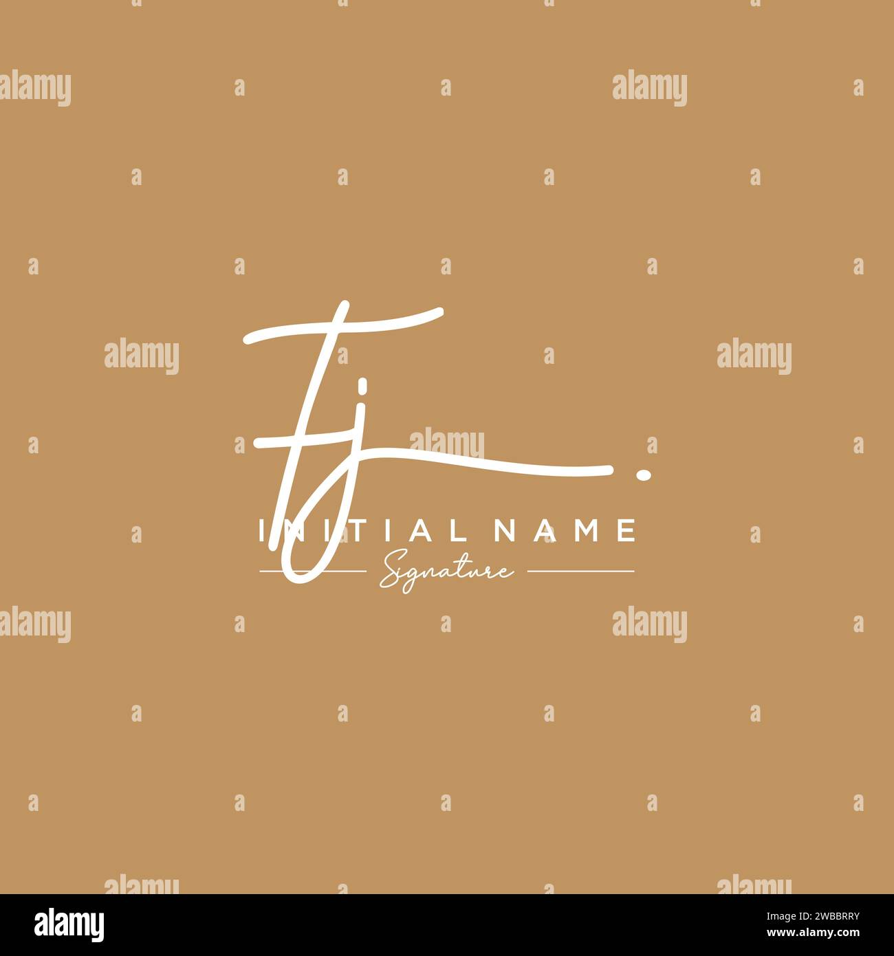 Fj signature Banque de photographies et d’images à haute résolution - Alamy