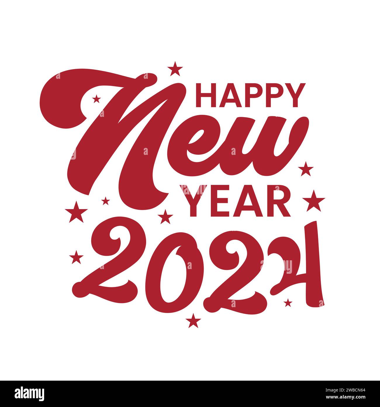 Bonne année 2024 carte de voeux bonne année 2024 Banque d'images ...