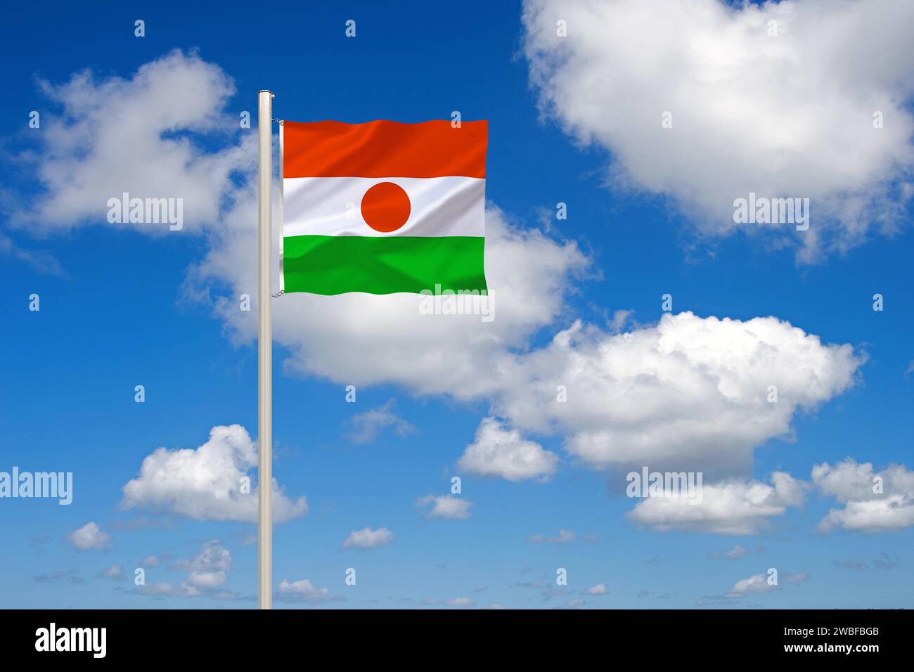Drapeau du niger Banque de photographies et d’images à haute résolution ...