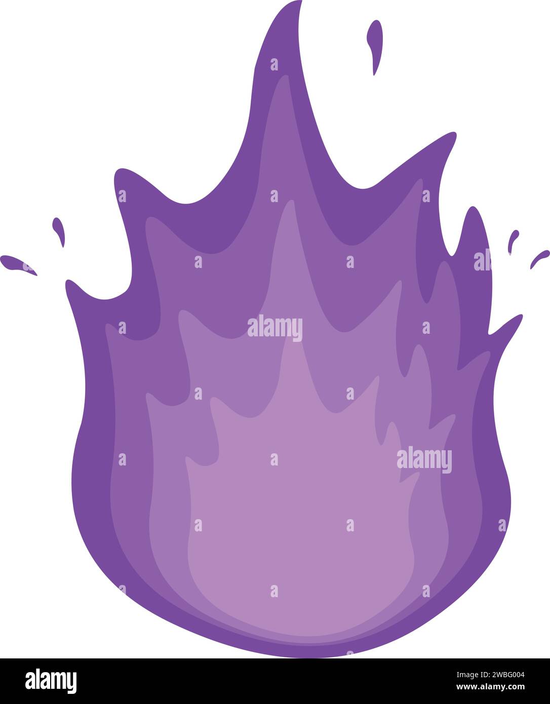 Flamme magique Banque d'images vectorielles - Alamy