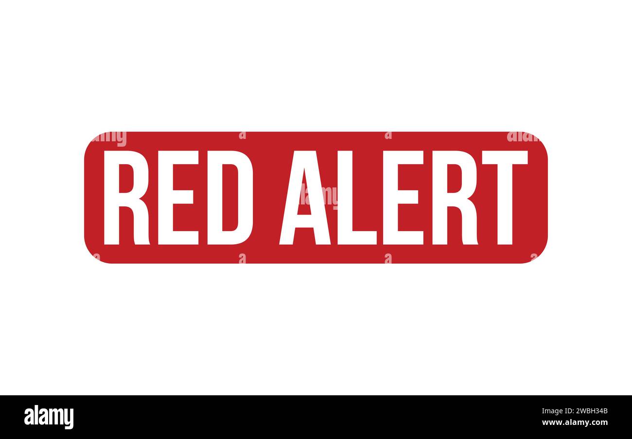 Alerte rouge Banque d'images vectorielles - Alamy