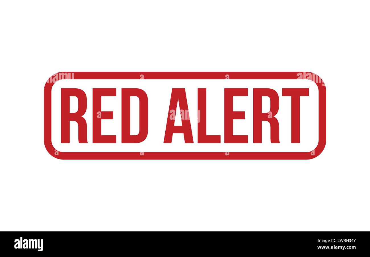 Alerte rouge Banque d'images vectorielles - Alamy