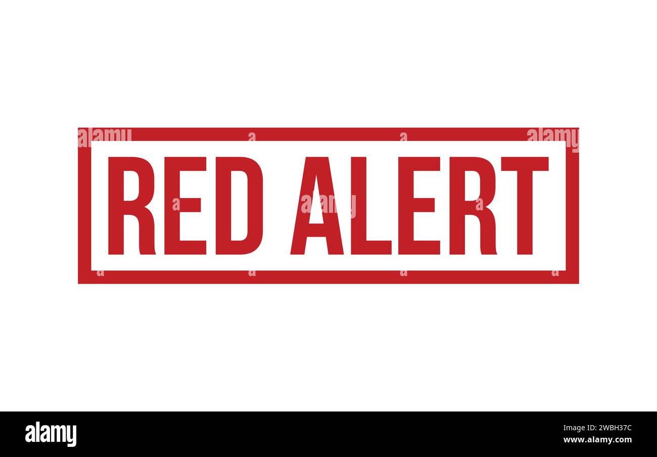 Alerte rouge Banque d'images vectorielles - Alamy
