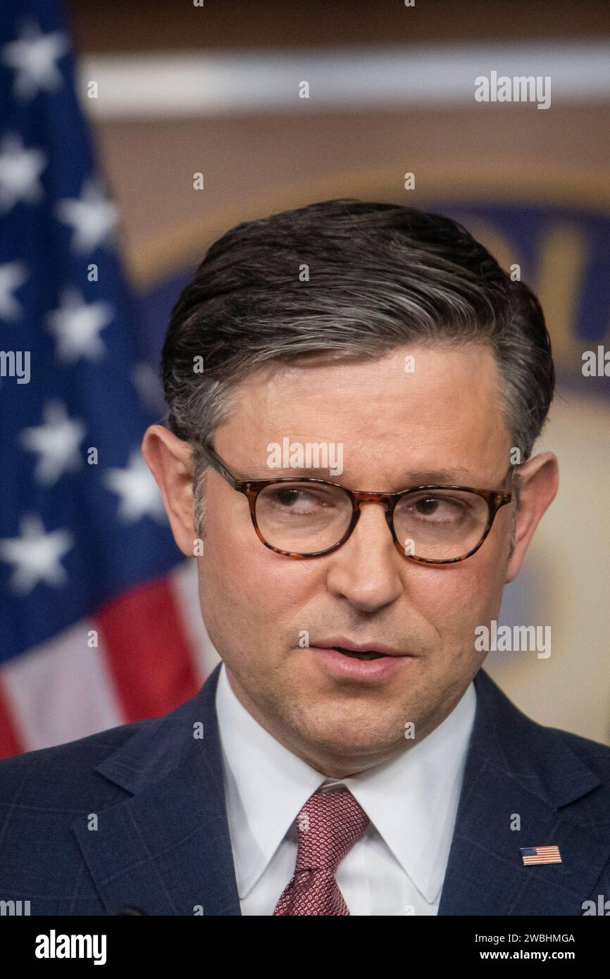 Le président de la Chambre des représentants des États-Unis Mike ...