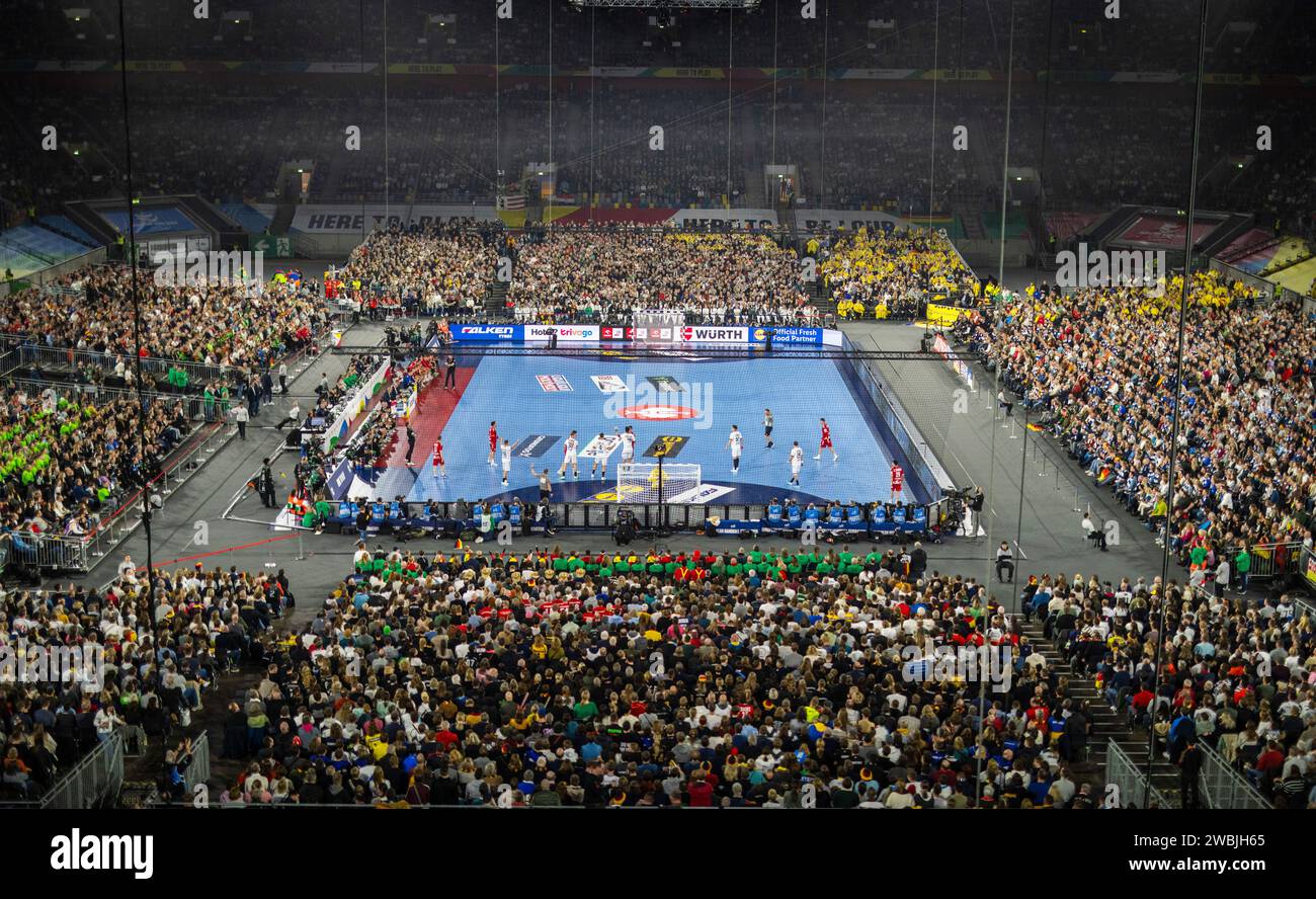 Duesseldorf, Allemagne. 10 janvier 2024. Les fans ont établi un record ...