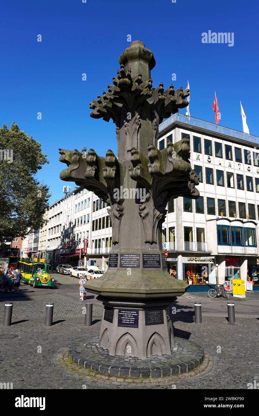 Flèche de la cathédrale de cologne Banque de photographies et d’images ...