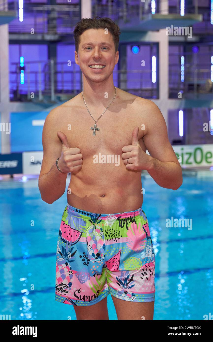 Valentin Lusin - Teilnehmer des RTL Turmspringen 2024 im Berliner ...