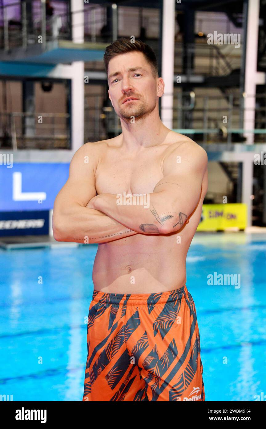 Philipp Boy beim Photocall zur Fernsehshow RTL Turmspringen aus der Schwimm- und Sprunghalle im ...