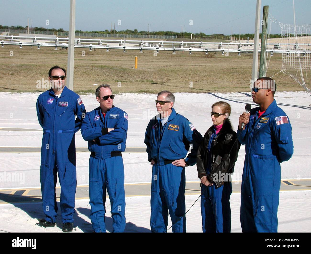 KENNEDY SPACE CENTER, FLORIDE. -- dans la zone d'atterrissage des ...