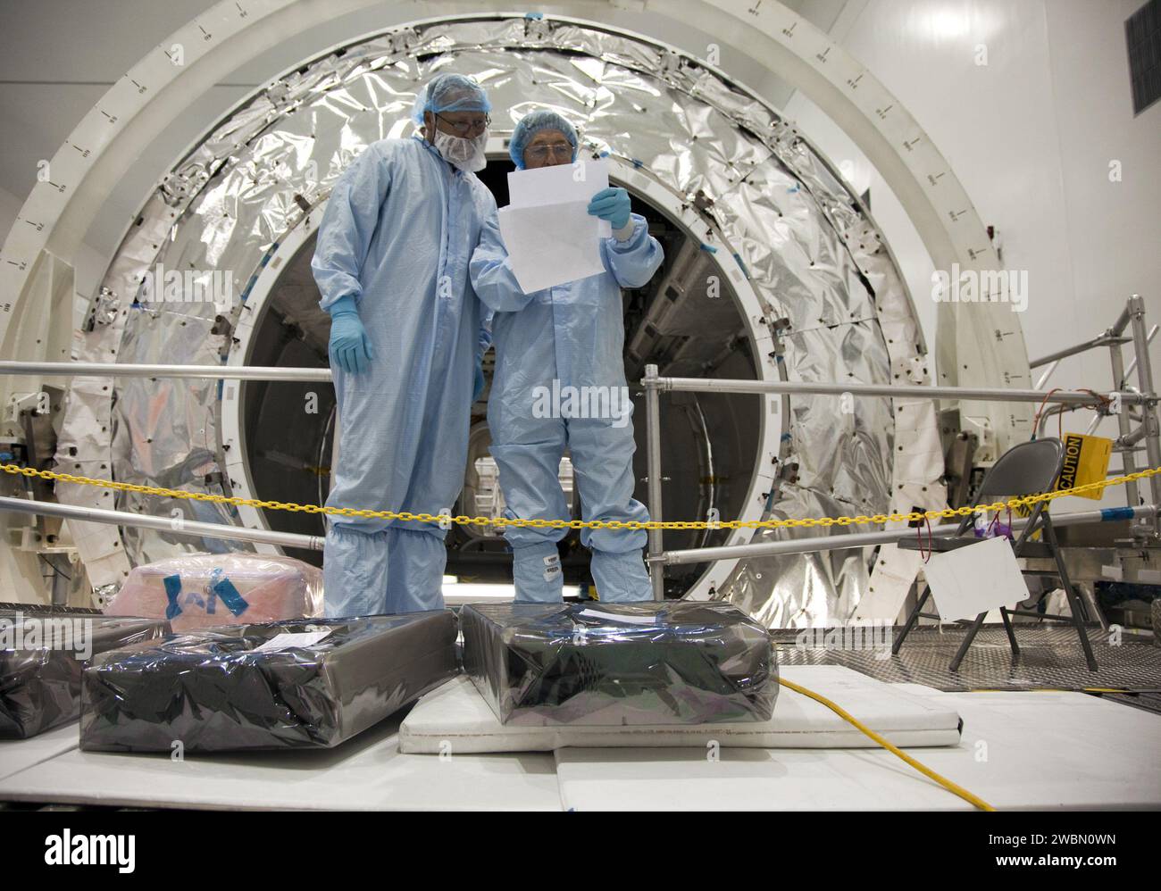 CAP CANAVERAL, Floride. -- dans l'installation de traitement de la ...