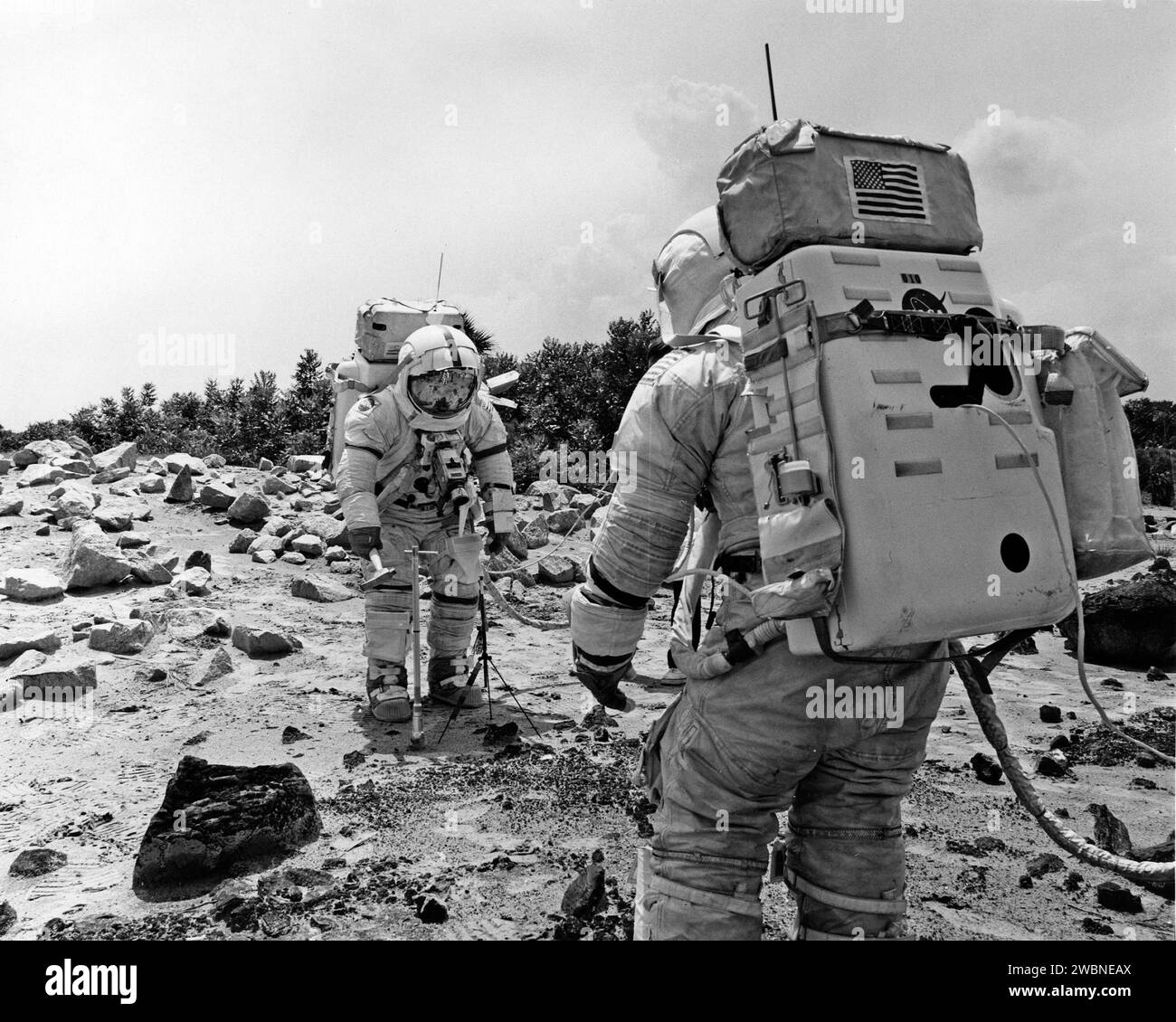 CAP CANAVERAL, Floride. -- les astronautes d'Apollo 17, Eugene A ...