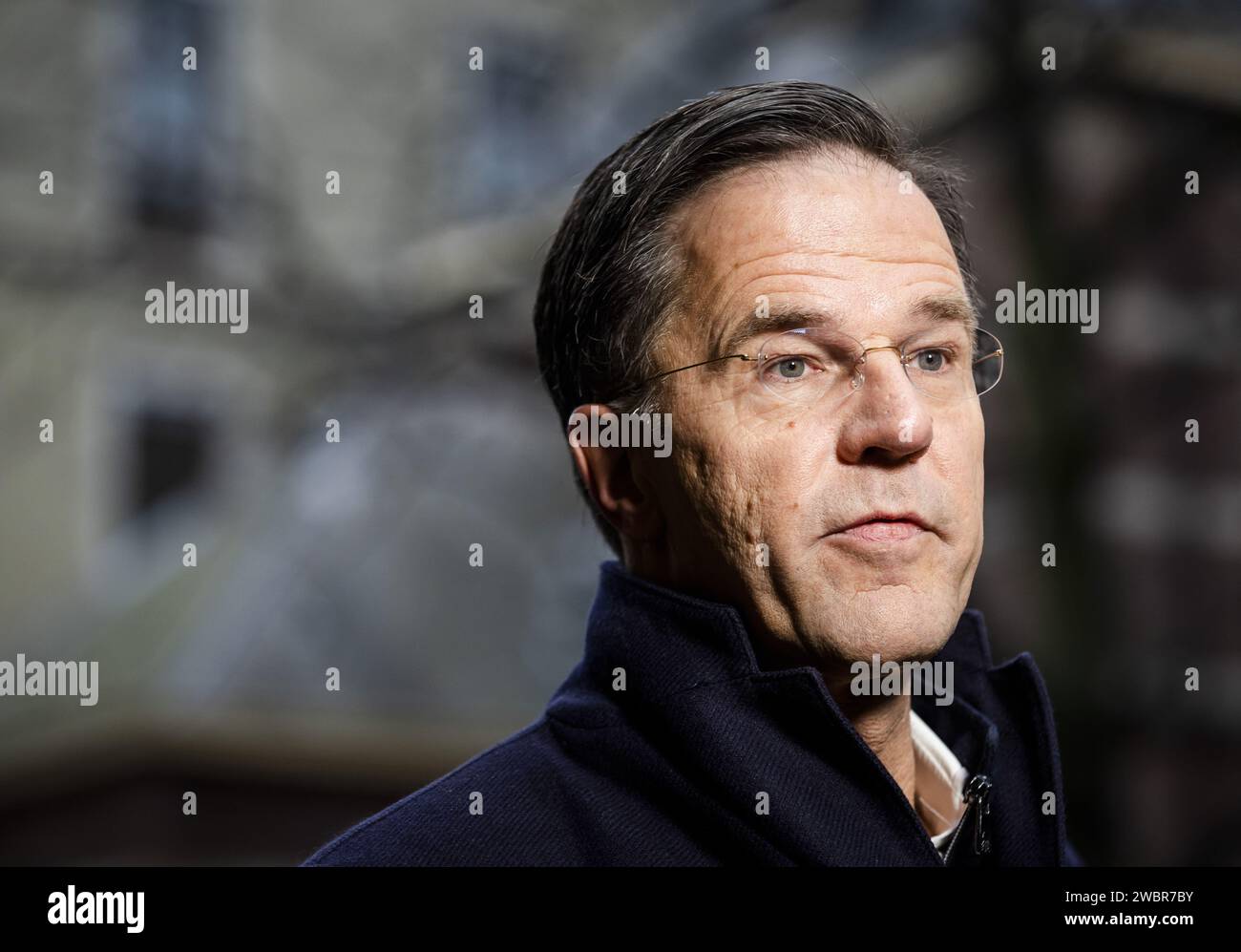 LA HAYE - le Premier ministre sortant Mark Rutte s'adresse à la presse ...