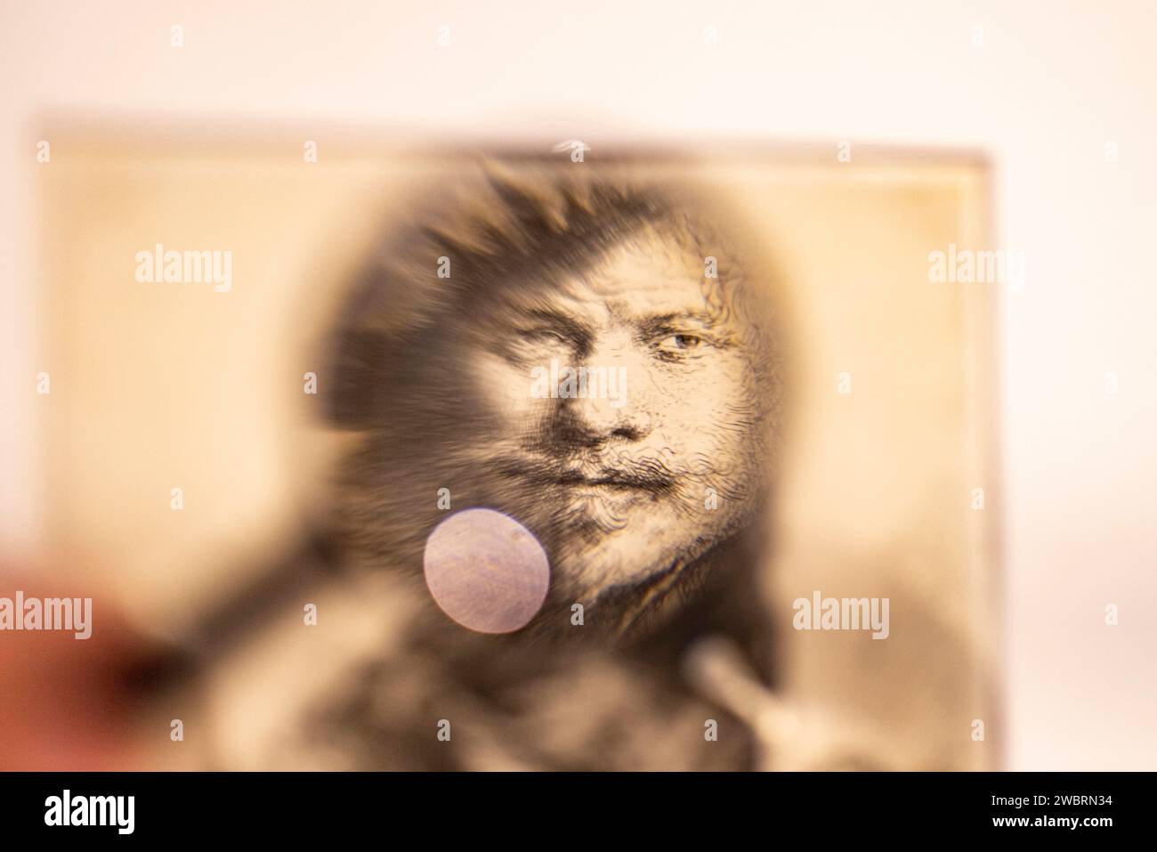 Rembrandt Kunsthaus Apolda 12012024 - Selbstportrait Rembrandts unter einer Lupe Ausstellung ...