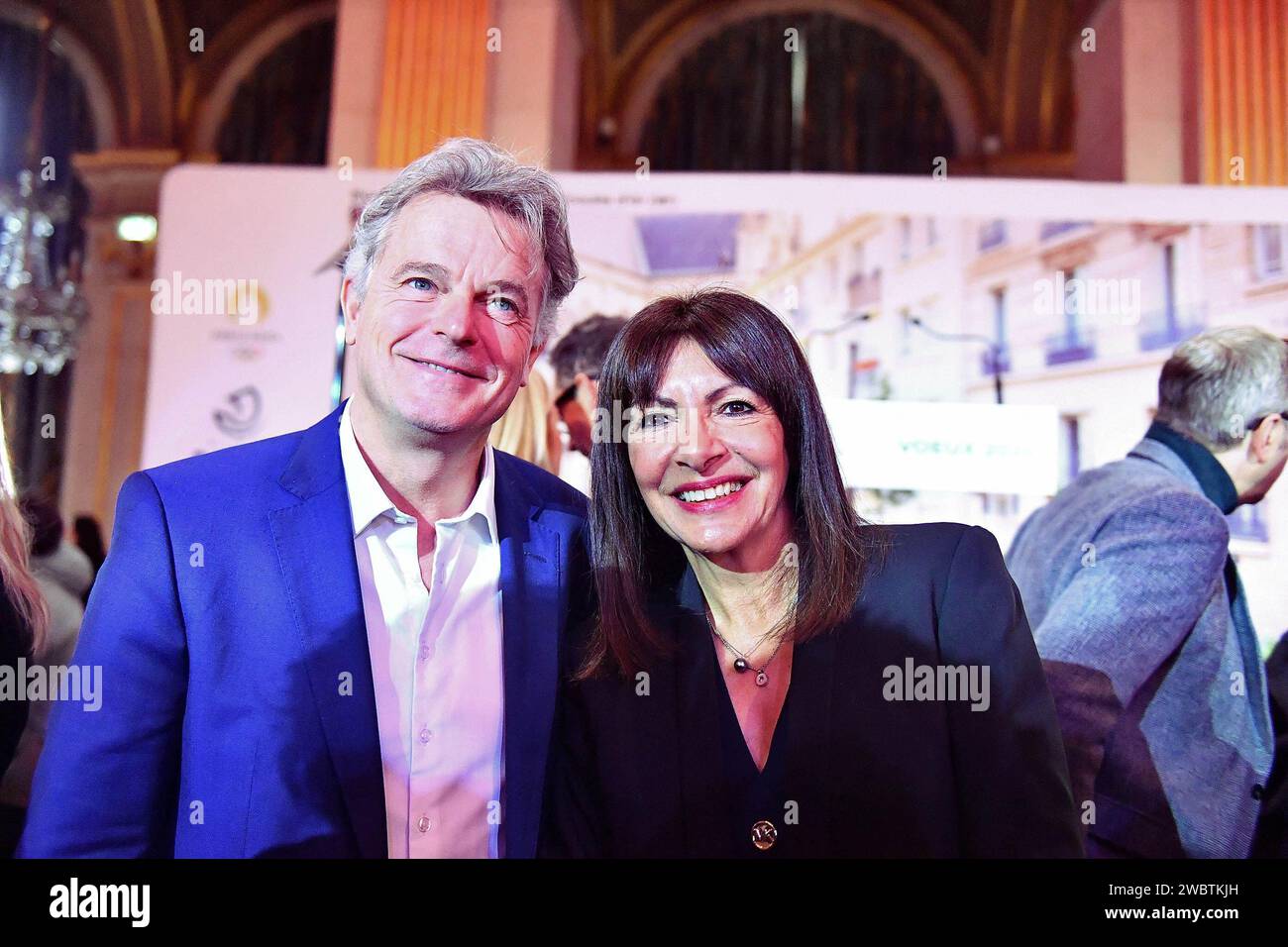 Paris, France. 10 janvier 2024. Fabien Roussel, secrétaire général du ...